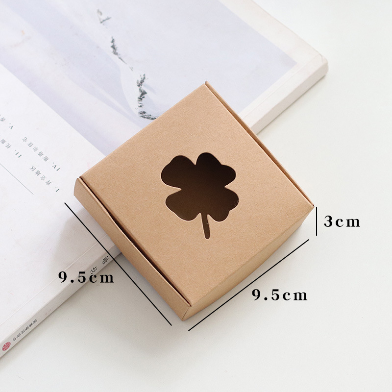 Eco-friendly Kraft Paper Packaging Box With Window- Buy Red Gift Box ...